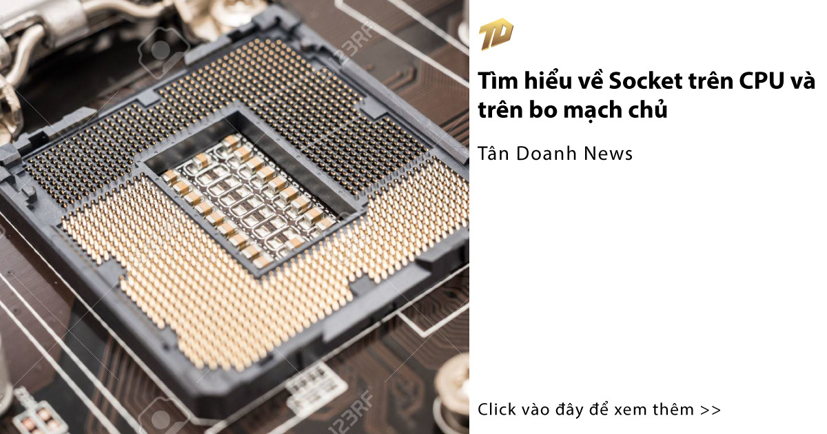 Tìm hiểu về Socket trên CPU và trên bo mạch chủ - Tân Doanh News